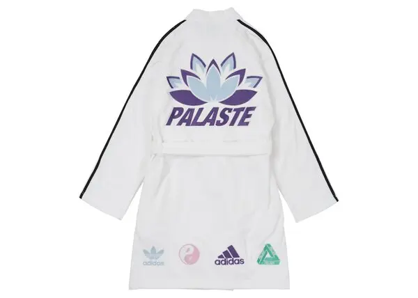PALACE X Adidas Palaste Towel Robe - White