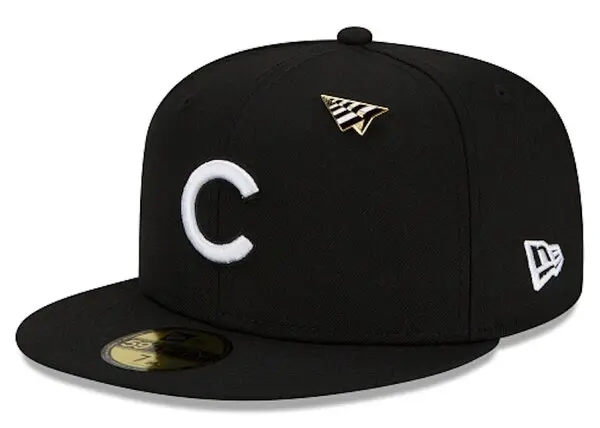 New Era X Paper Planes Chicago Cubs 59fifty Fitted Hat - Black