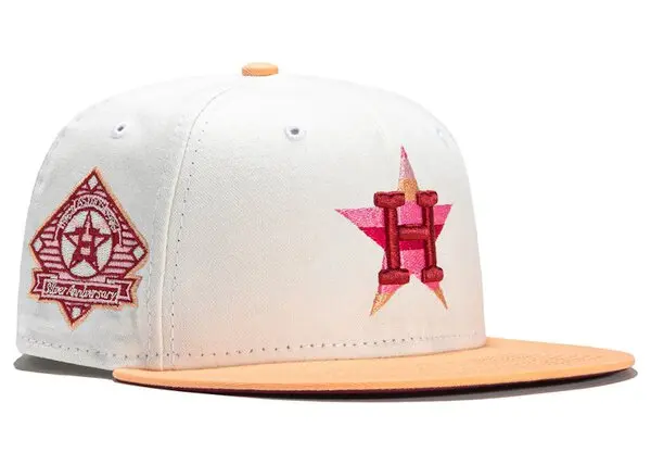 New Era Houston Astros 59fifty Fitted Cap - Stone/peach