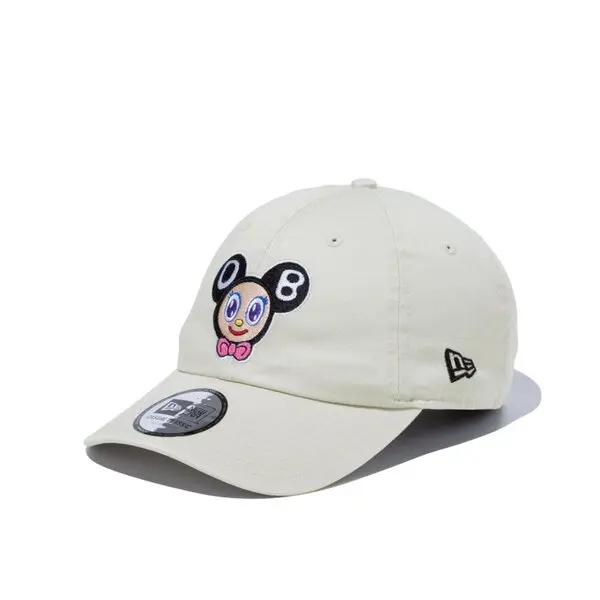 New Era X Takashi Murakami Flower Dob Stone Cap - White