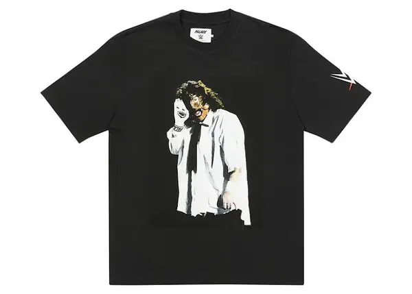 PALACE X Wwe Mankind Sock T-shirt - Black