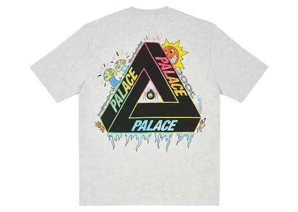 PALACE Trilottie T-shirt - Grey Marl