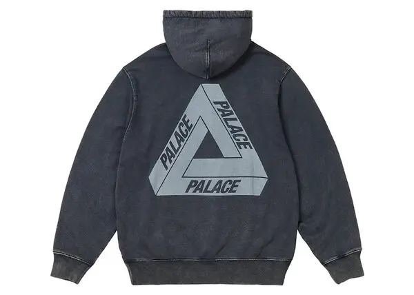 PALACE Washed Out Triferg Hood - Navy Blue