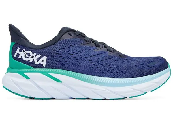 Hoka One One Clifton 8 Sneakers - Outer Space/bellwether Blue