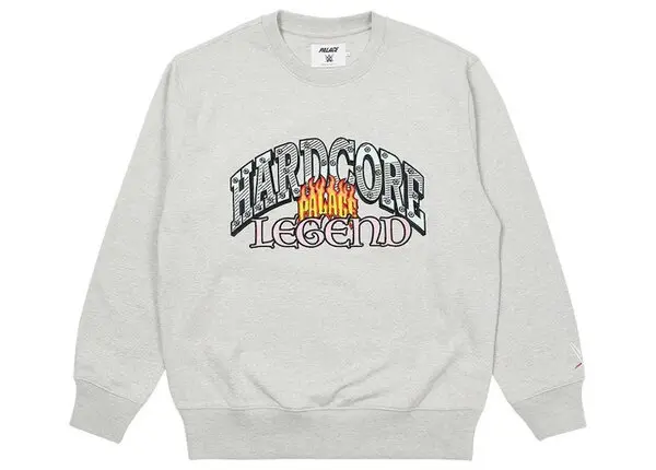 PALACE X Wwe Legend Crew - Grey Marl