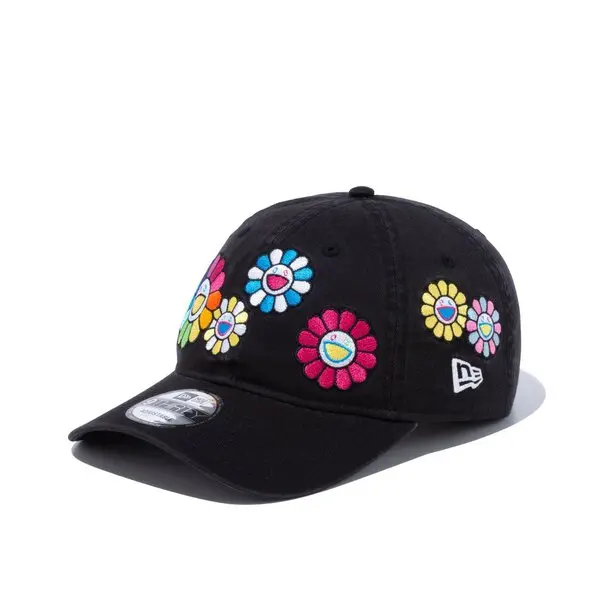 New Era X Takashi Murakami Flower Strap Hat - Faded Black