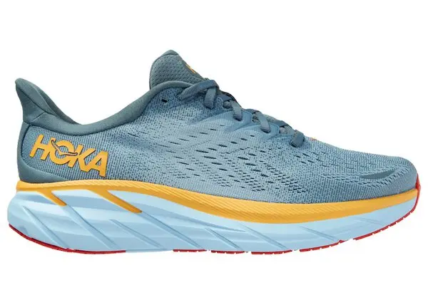 Hoka One One Clifton 8in Athletic Sneakers - Goblin Blue/mountain Spring
