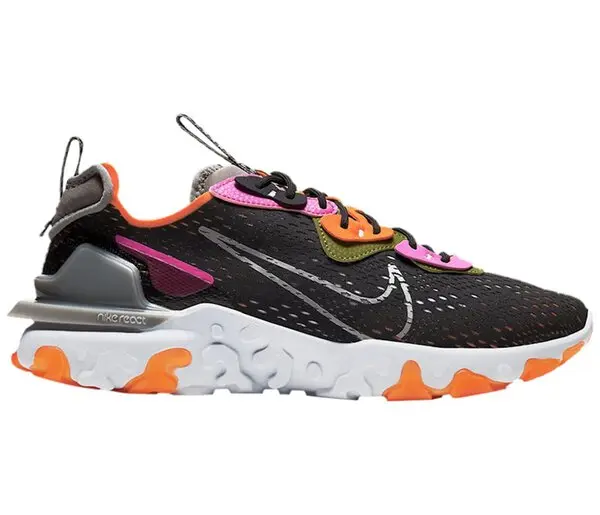 Nike React Vision Sneakers - Black/grey/orange