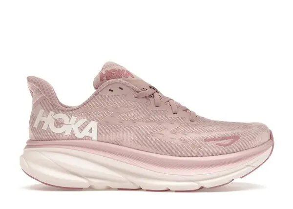 Hoka One One Clifton 9 Sneaker - Pale Mauve/peach Whip