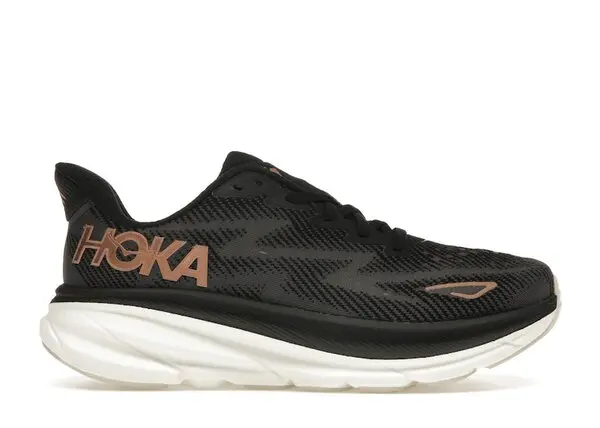 Hoka One One Clifton 9 Sneakers - Black/rose Gold