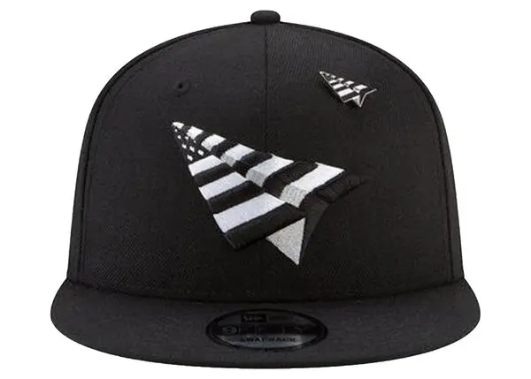 New Era X Paper Planes 9fifty Snapback Cap - Black/black