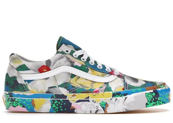 VANS Old Skool Sneakers - Floral Yellow/true White