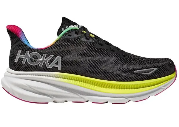 Hoka One One Clifton Athletic Shoes - Black/all Aboard