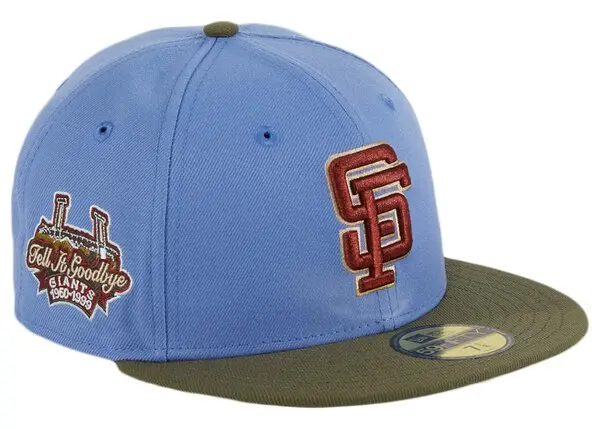 New Era San Francisco Giants 59fifty Fitted Hat - Indigo/olive