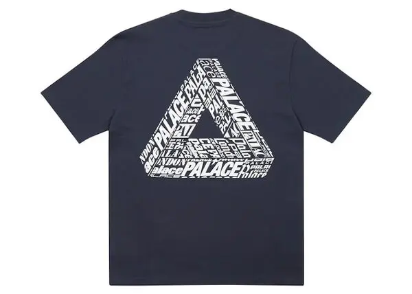 PALACE Tritext T-shirt - Navy Blue