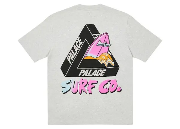 PALACE Trisurf Co T-shirt - Grey Marl