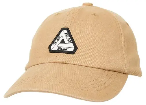 PALACE Washed Twill 6-panel Cap - Khaki