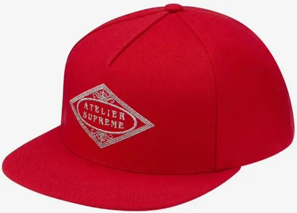 Supreme Atelier Snapback Cap - Red