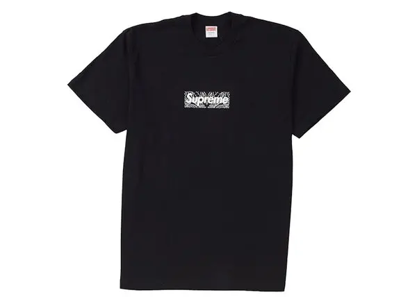 Supreme Bandana Box Logo Tee Shirt - Black