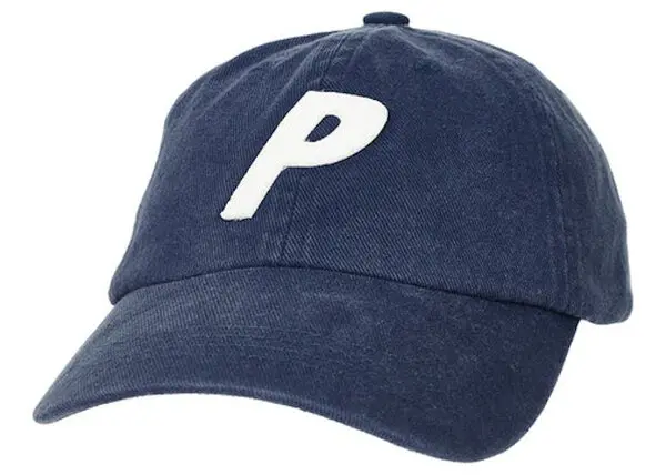 PALACE Washed Twill P 6-panel Cap - Navy Blue