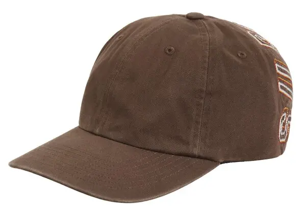 Supreme Back Arc 6-panel Cap - Brown