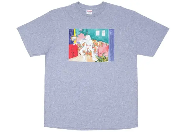 Supreme Bedroom Tee Shirt - Heather Grey