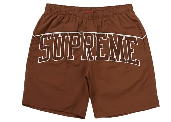 Supreme Arc Water Short - Brown