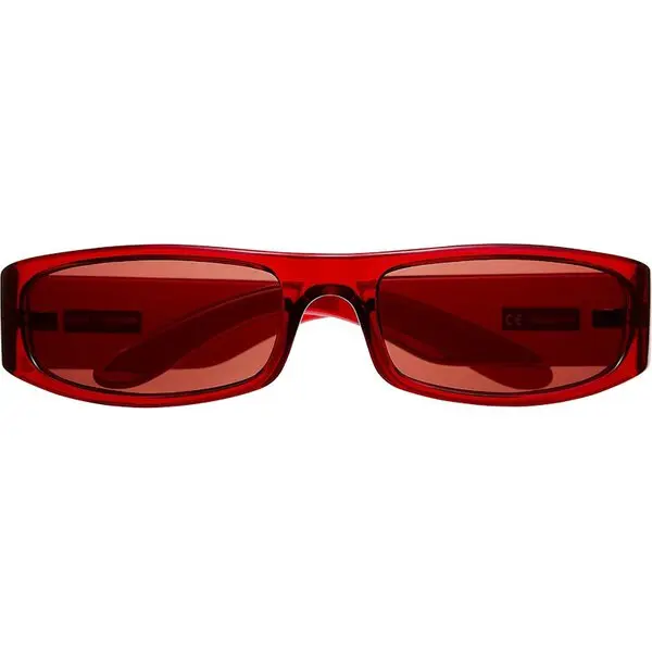 Supreme Astro Sunglasses - Clear Red