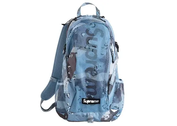 Supreme Ss20 Backpack - Blue Chocolate Chip Camo