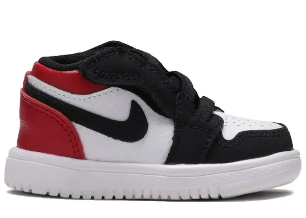 JORDAN 1 Low Alt Toe Sneakers - White/black/gym Red