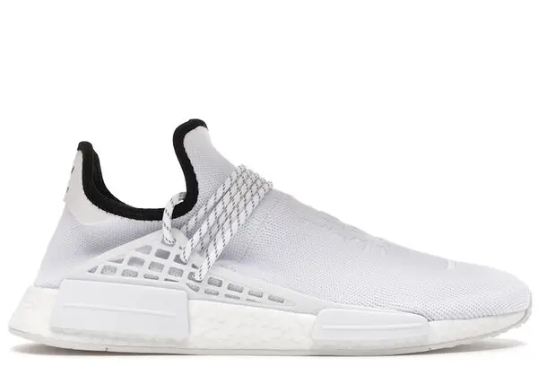 Adidas Nmd Hu Pharrell Extra Eye Sneakers - Cloud White/core Black/cloud White