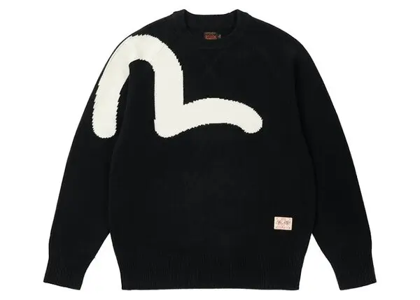 PALACE X Evisu Seagull Knit - Black
