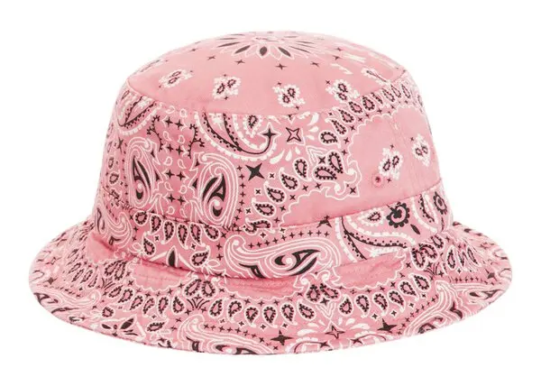 Supreme Bandana Crusher Hat - Pink