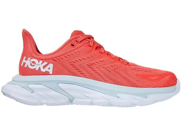 Hoka One One Clifton Edge Sneakers - Hot Coral/white
