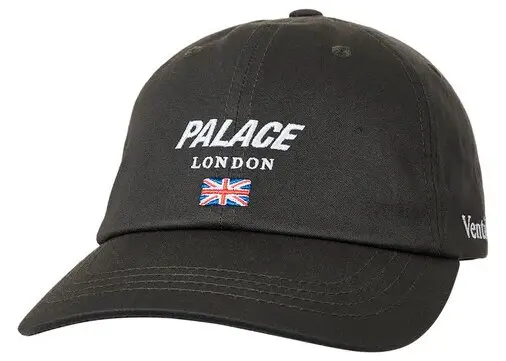 PALACE Ventile London 6panel Cap - Charcoal