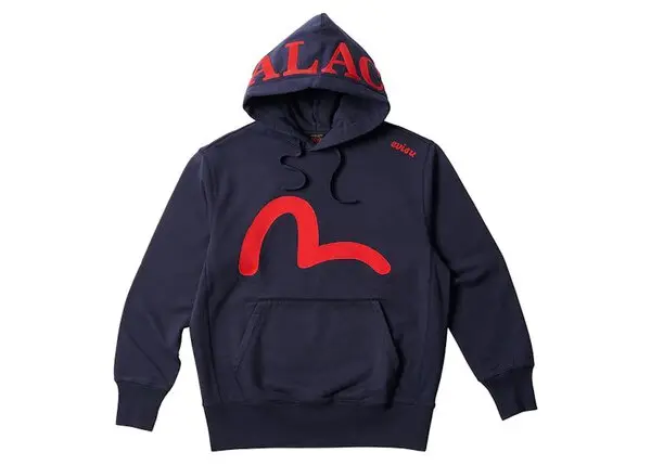 PALACE X Evisu Seagull Hood - Navy Blue