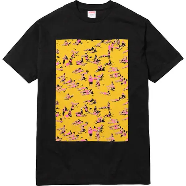 Supreme Beach Tee Shirt - Black