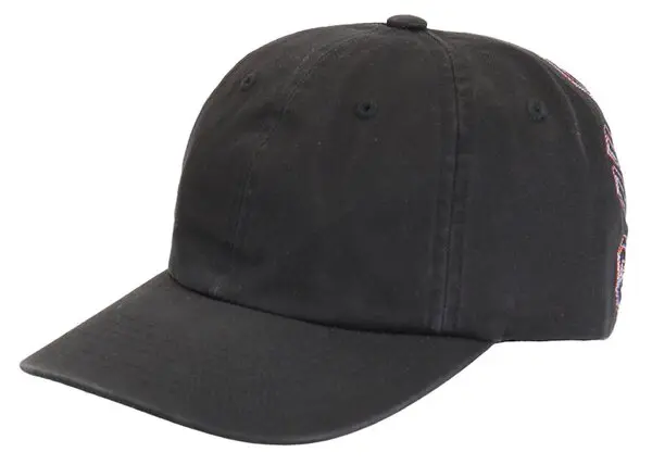 Supreme Back Arc 6panel Cap - Black