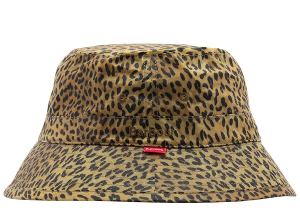 Supreme Barbour Waxed Cotton Crusher Hat - Leopard