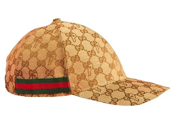 PALACE X Gucci Ggp Canvas Baseball Cap - Beige