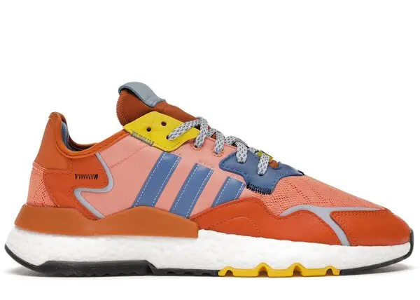Adidas Nite Jogger Ninja Sneakers - Amber Tint/orange/trace Royal
