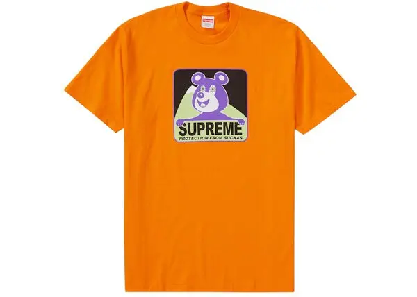 Supreme Bear Tee Shirt - Orange