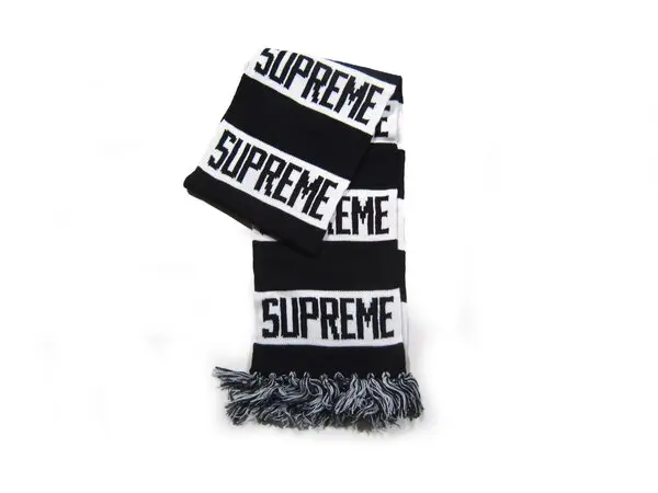 Supreme Bar Stripe Scarf - Black
