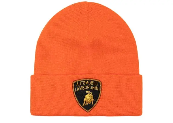 Supreme Automobili Lamborghini Beanie - Orange