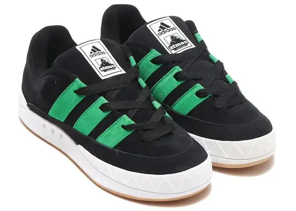 Adidas Adimatic Atmos Xlarge Sneakers - Black/green/white