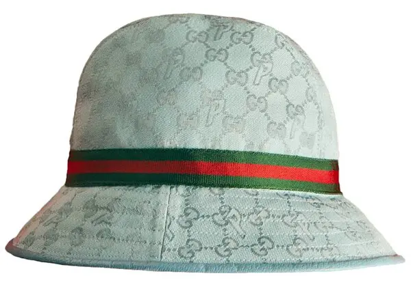 PALACE X Gucci Ggp Canvas Fedora - Pale Blue