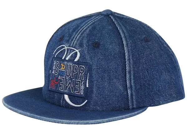 Supreme Bernadette Corporation 6-panel Cap - Denim