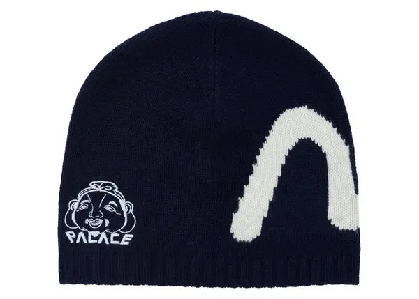 PALACE X Evisu Seagull Godhead Beanie - Peacock