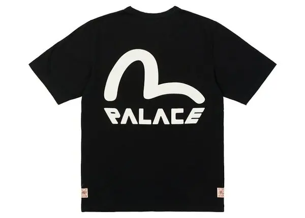 PALACE X Evisu Seagull T-shirt - Black