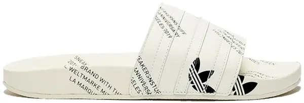 Adidas Adilette Sns 20th Anniversary Slides - White Tint/core Black